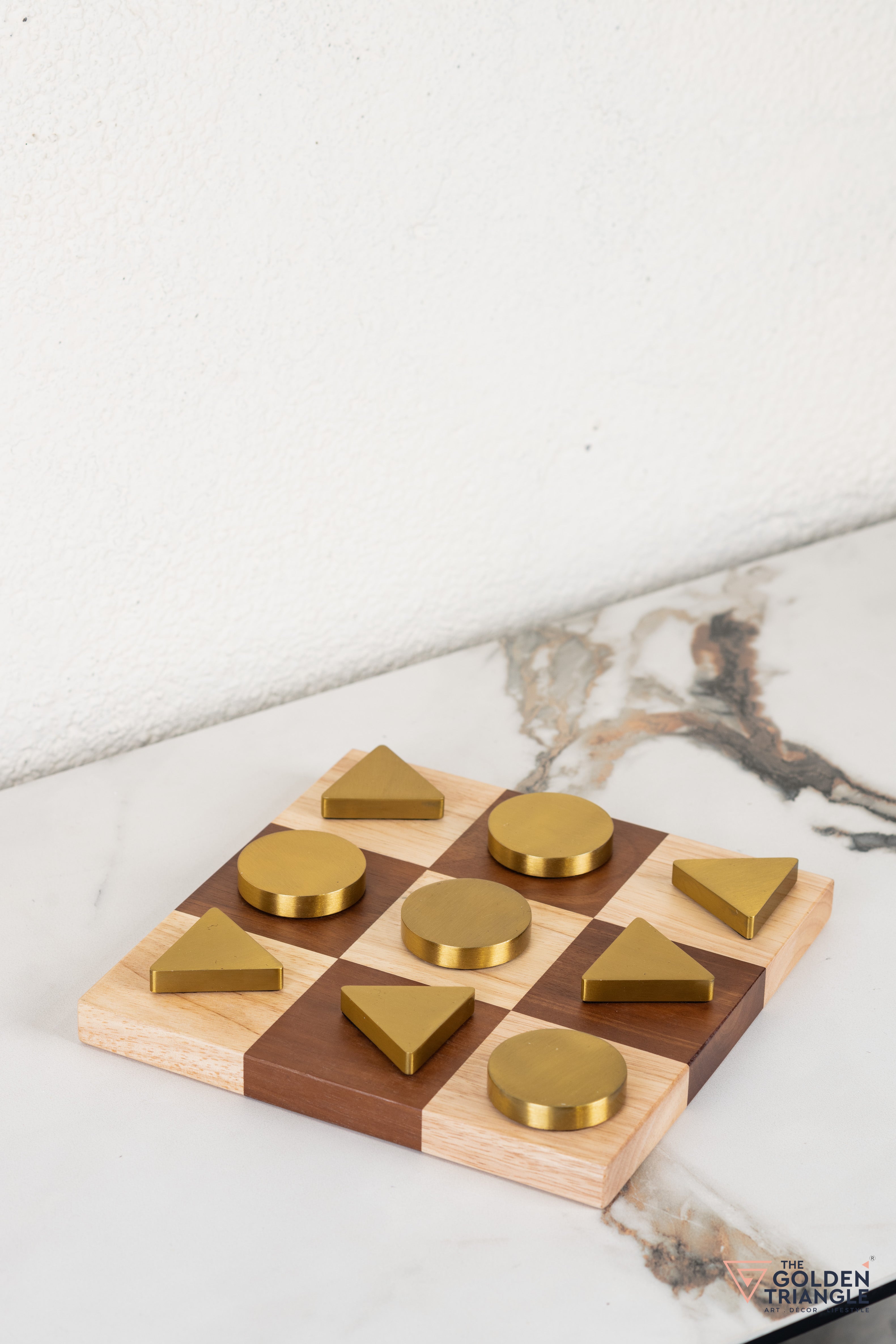 Lazro X & O Game Tabletop Decor | Modern Showpiece | Abstract Decor