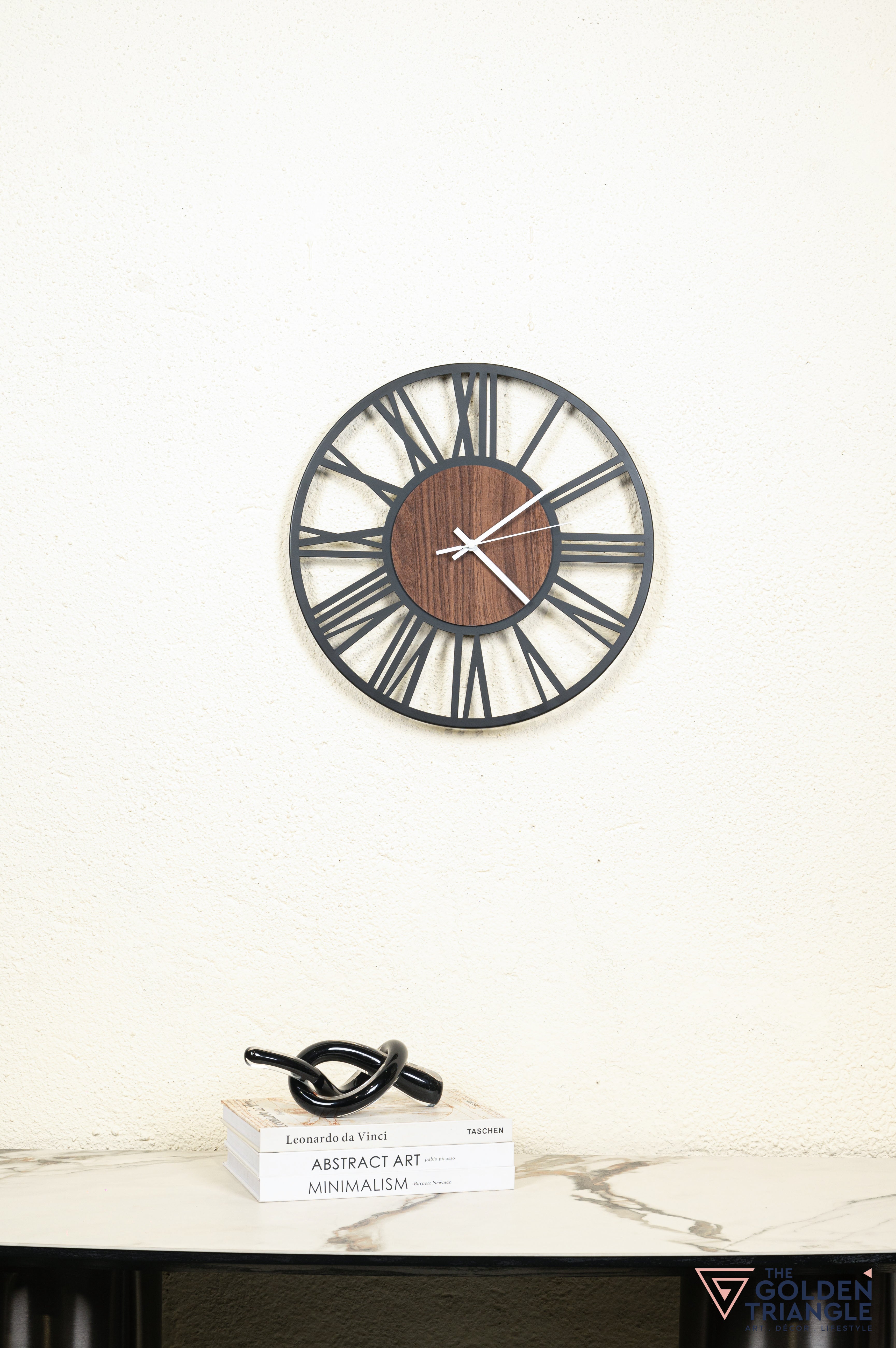 Metal Wall Clock with Roman Numbers | Modern Wall Clock